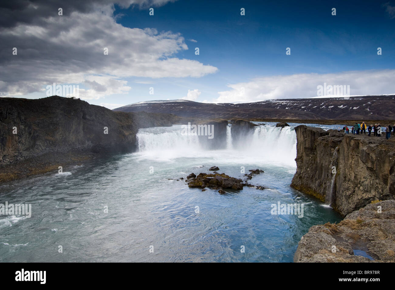 Godafoss waterfalls, Iceland Stock Photo - Alamy