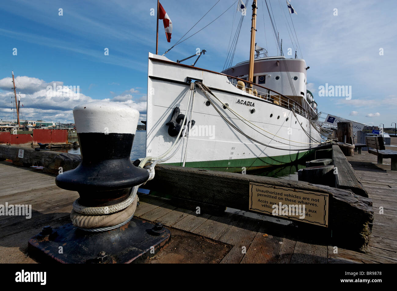 CSS Acadia in Halifax Harbour, Nova Scotia Stock Photo - Alamy