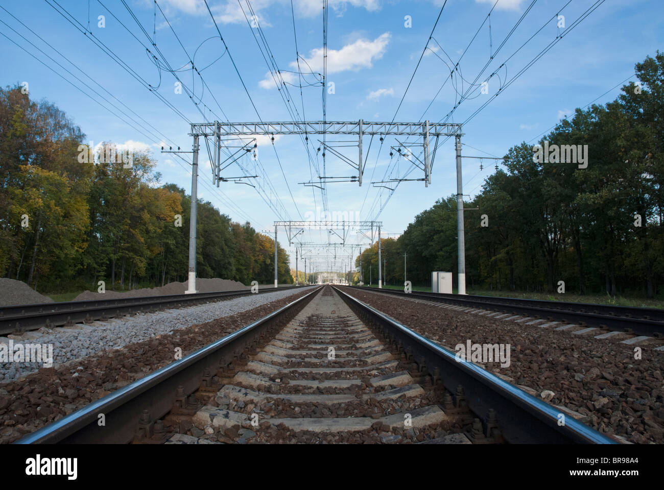 Convergence Rail Tracks High Resolution Stock Photography and Images ...
