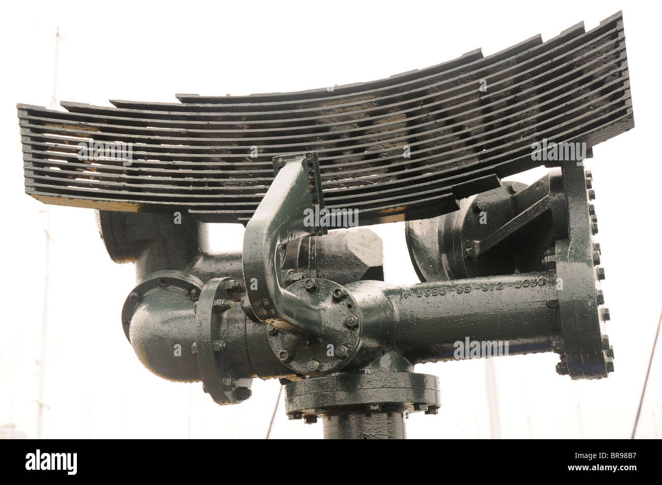 Radar mast from a Resolution class submarine, Royal Navy Submarine ...
