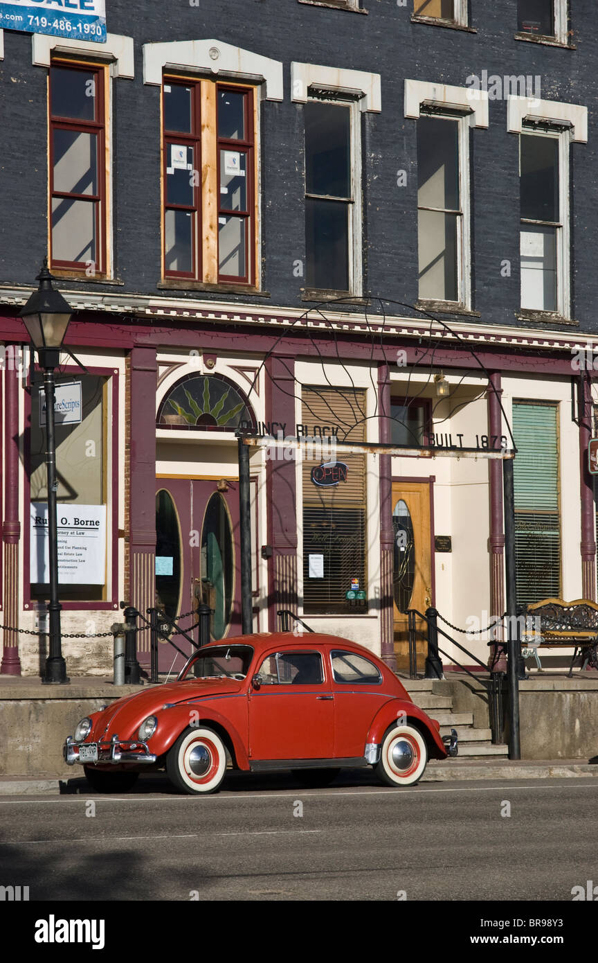 Colorful buildings in downtown Leadville, Colorado, USA Stock Photo - Alamy