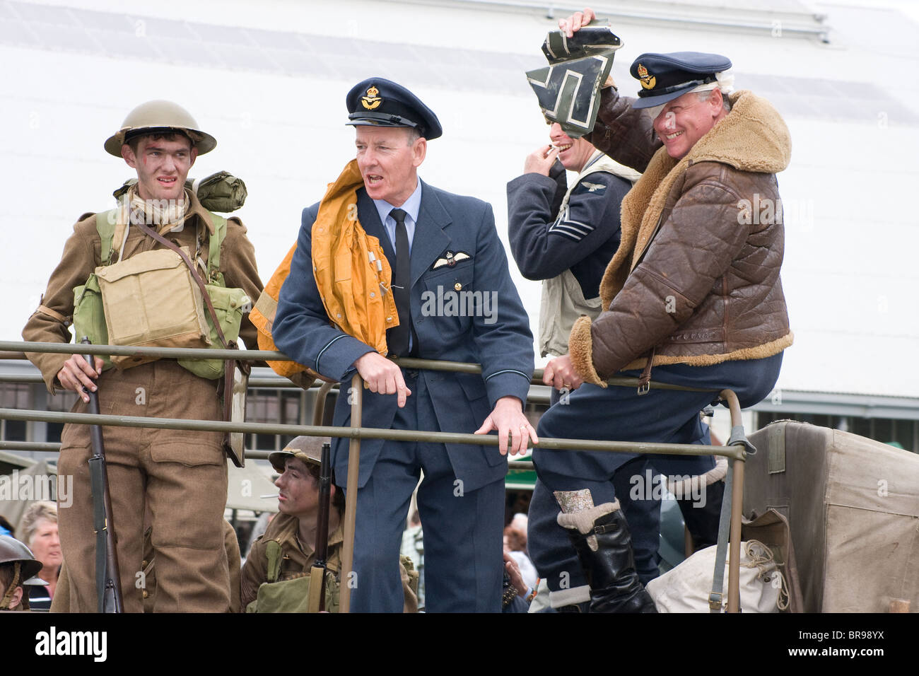 salute to the 1940's featuring reenactments of civilian life in the ...