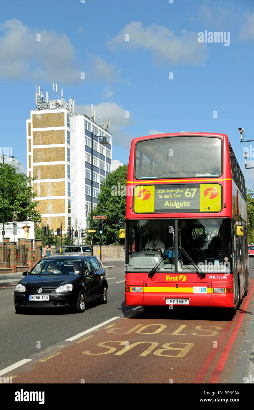 Bus lane london england uk hi-res stock photography and images - Alamy