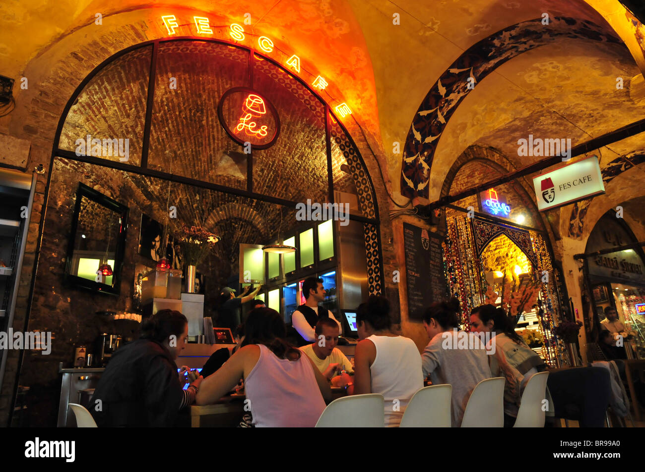 The Fes Cafe .Grand Bazaar. Istanbul. Turkey Stock Photo - Alamy