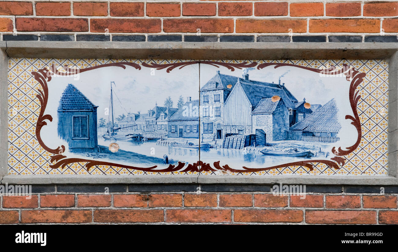 Royal Tichelaar Makkum tiles tile pottery Friesland Netherlands Stock ...