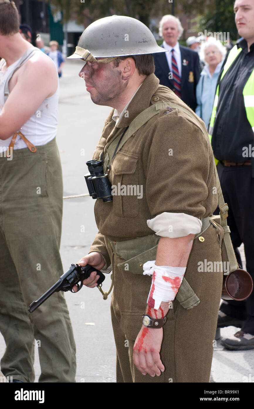 salute to the 1940's featuring reenactments of civilian life in the ...