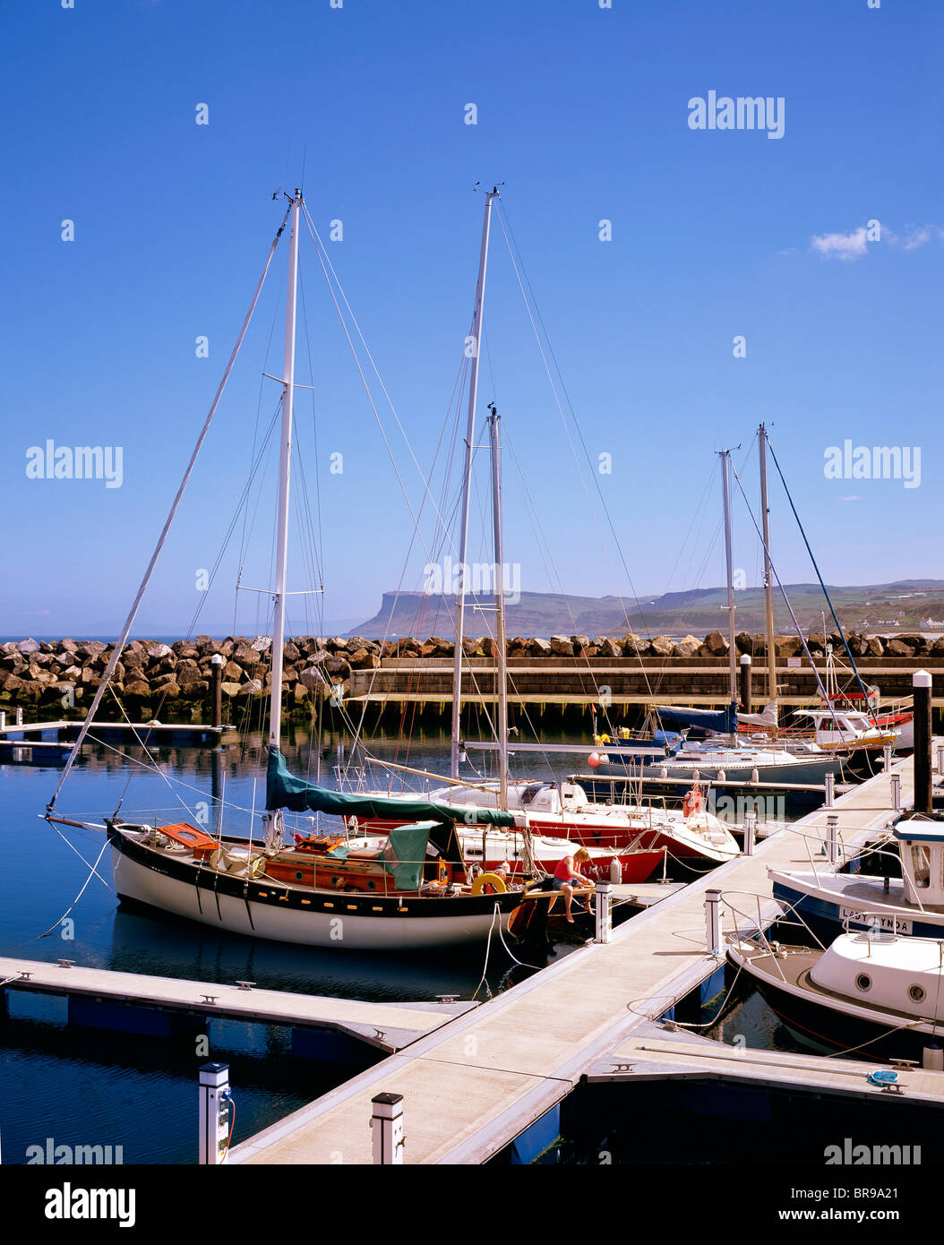 Ballycastle marina hi-res stock photography and images - Alamy