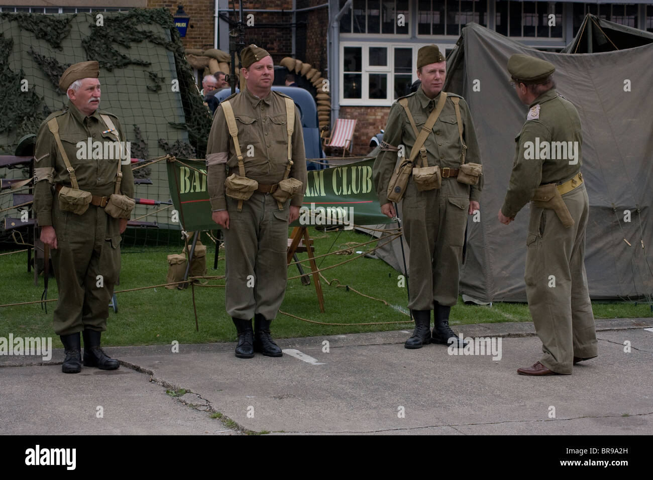 salute to the 1940's featuring reenactments of civilian life in the ...