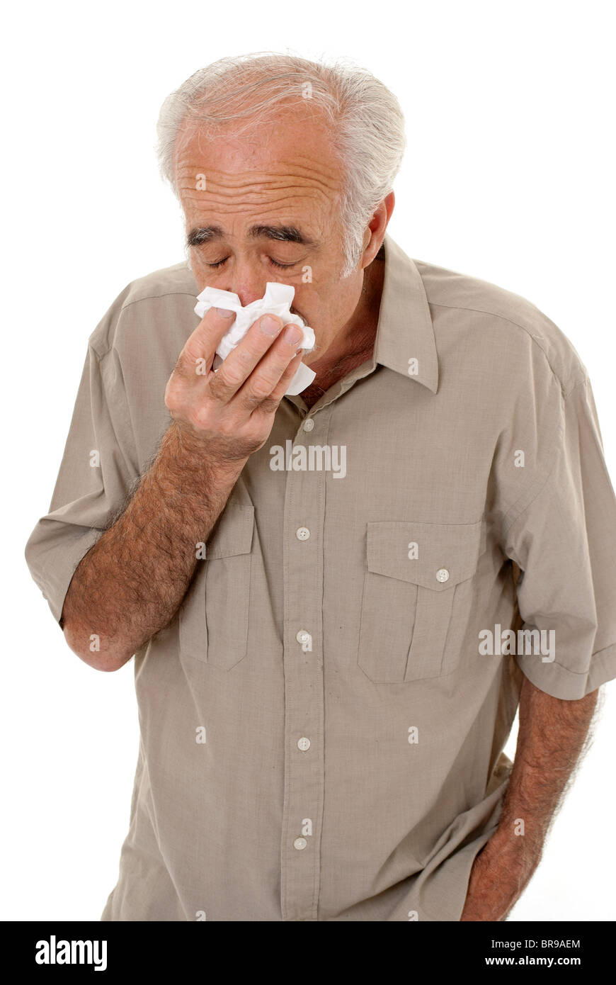 Old Man Coughing Stock Photos & Old Man Coughing Stock Images - Alamy