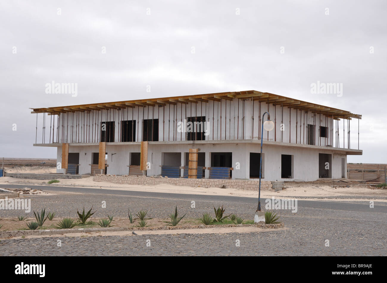 Building under construction in Sal, Cape Verde, Africa Stock Photo - Alamy