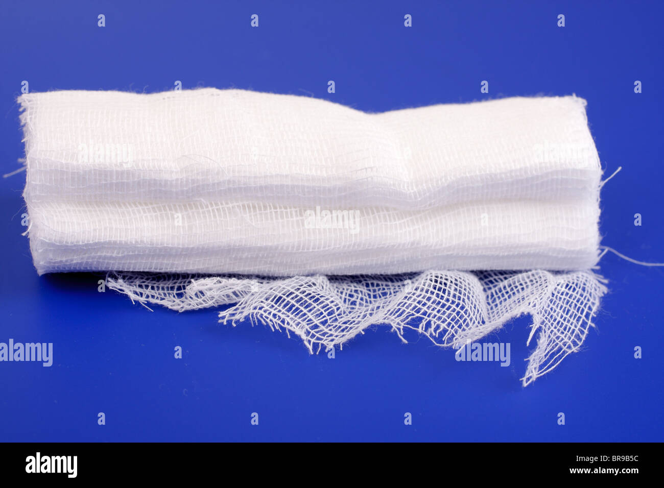 Sanitary bandage blue background hi-res stock photography and images ...