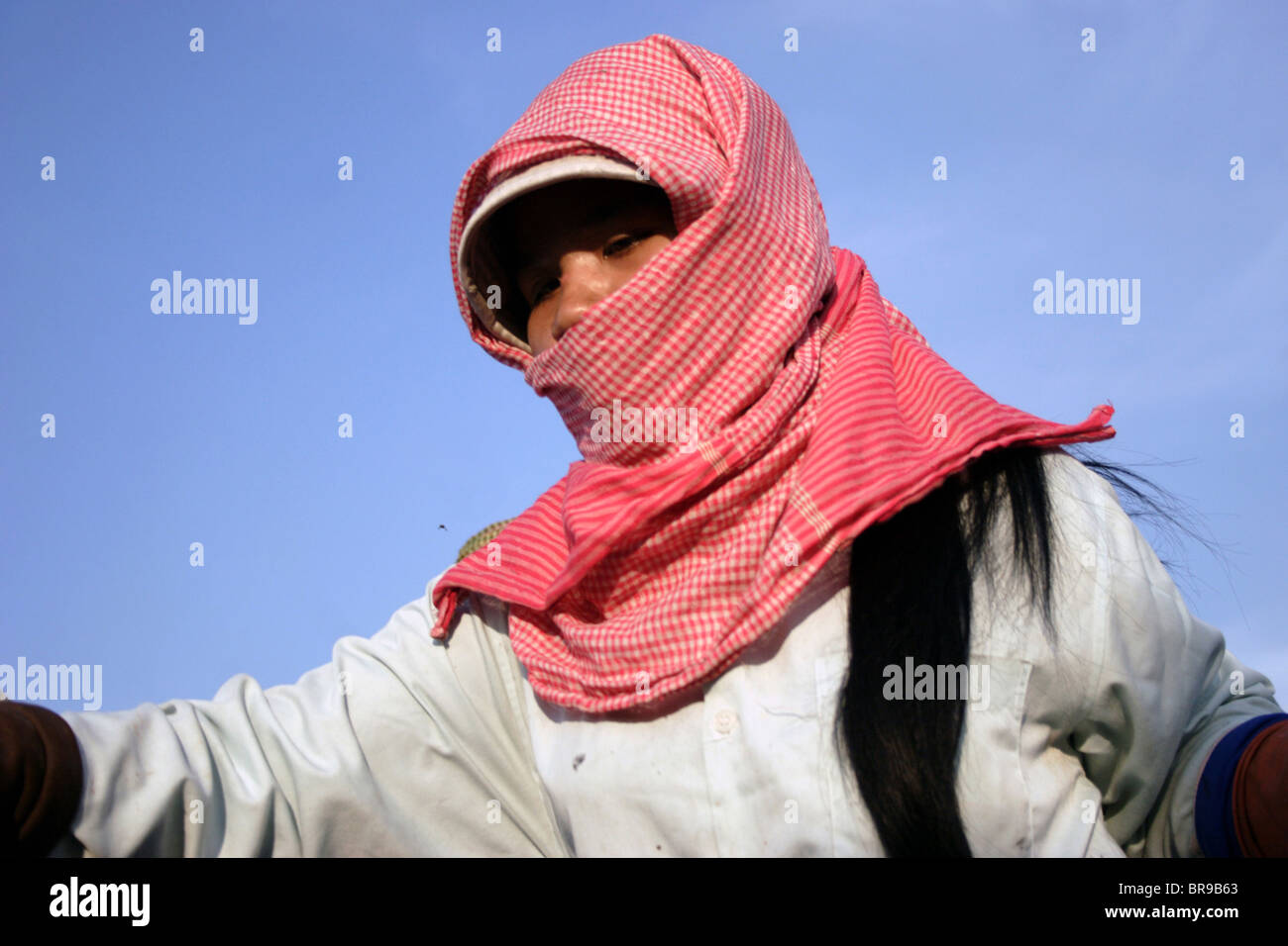 Cambodia cambodian woman wearing traditional hi-res stock photography ...