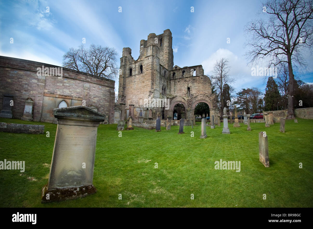 Kelso Abbey in the Scottish Borders Stock Photo - Alamy