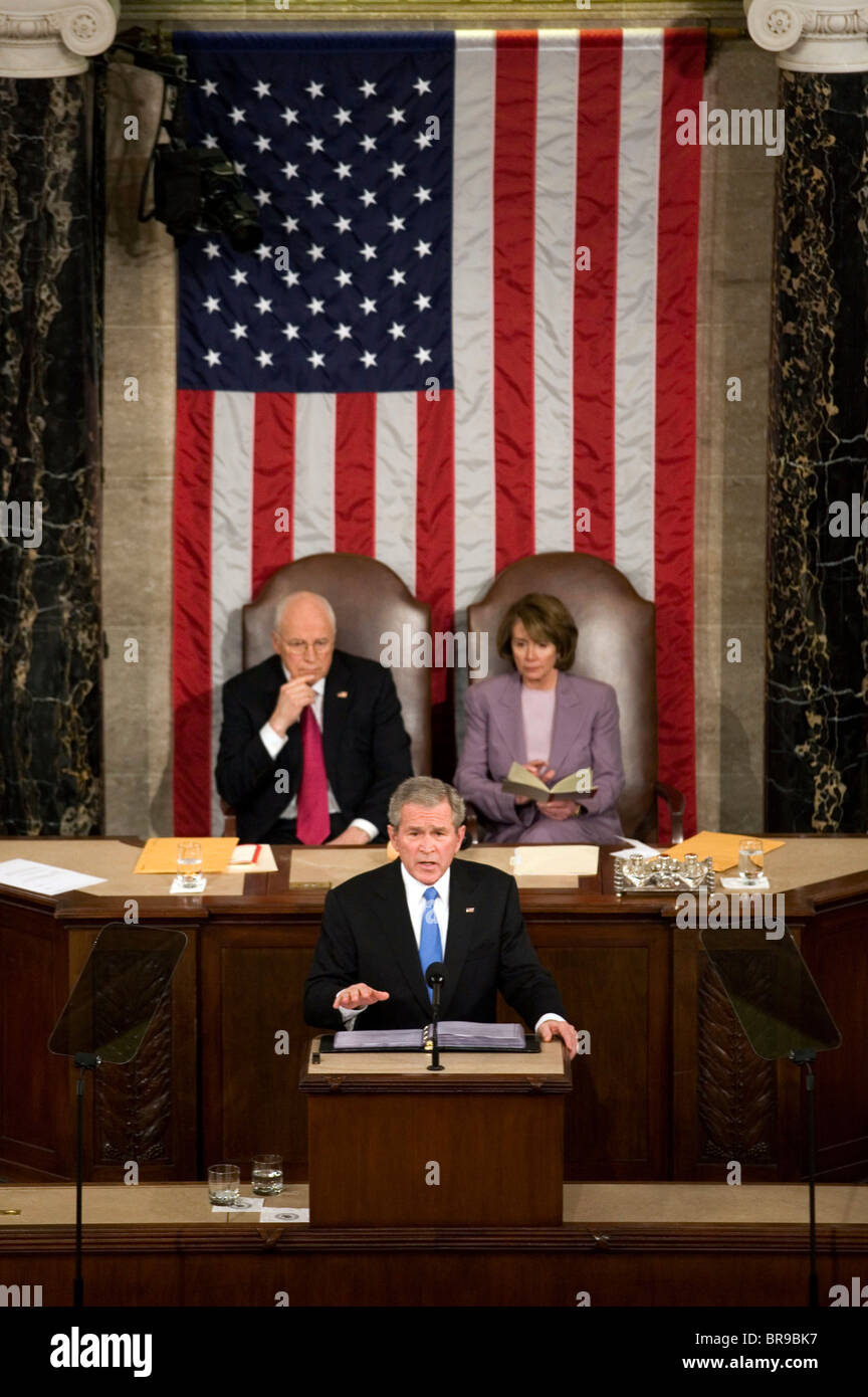 George w bush state of the union hi-res stock photography and images ...