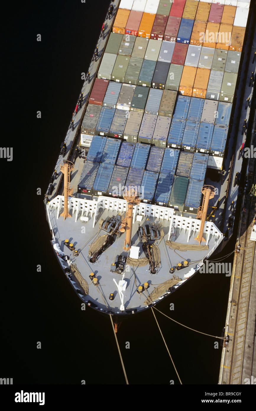 Aerial view ship bow hi-res stock photography and images - Alamy