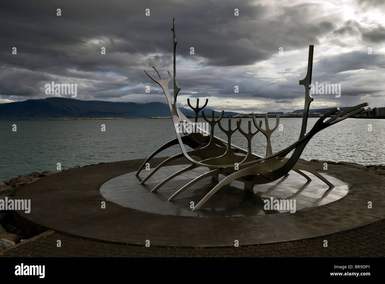 Solfar (The Sun Voyager) Viking ship sculpture by Jon Gunnar Arnason ...