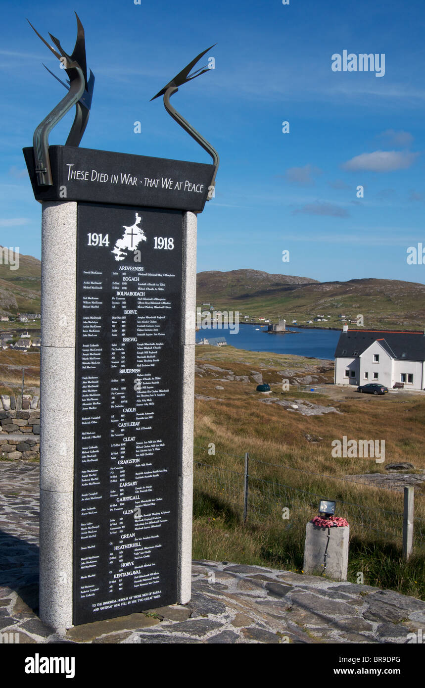 Barra war memorial hi-res stock photography and images - Alamy