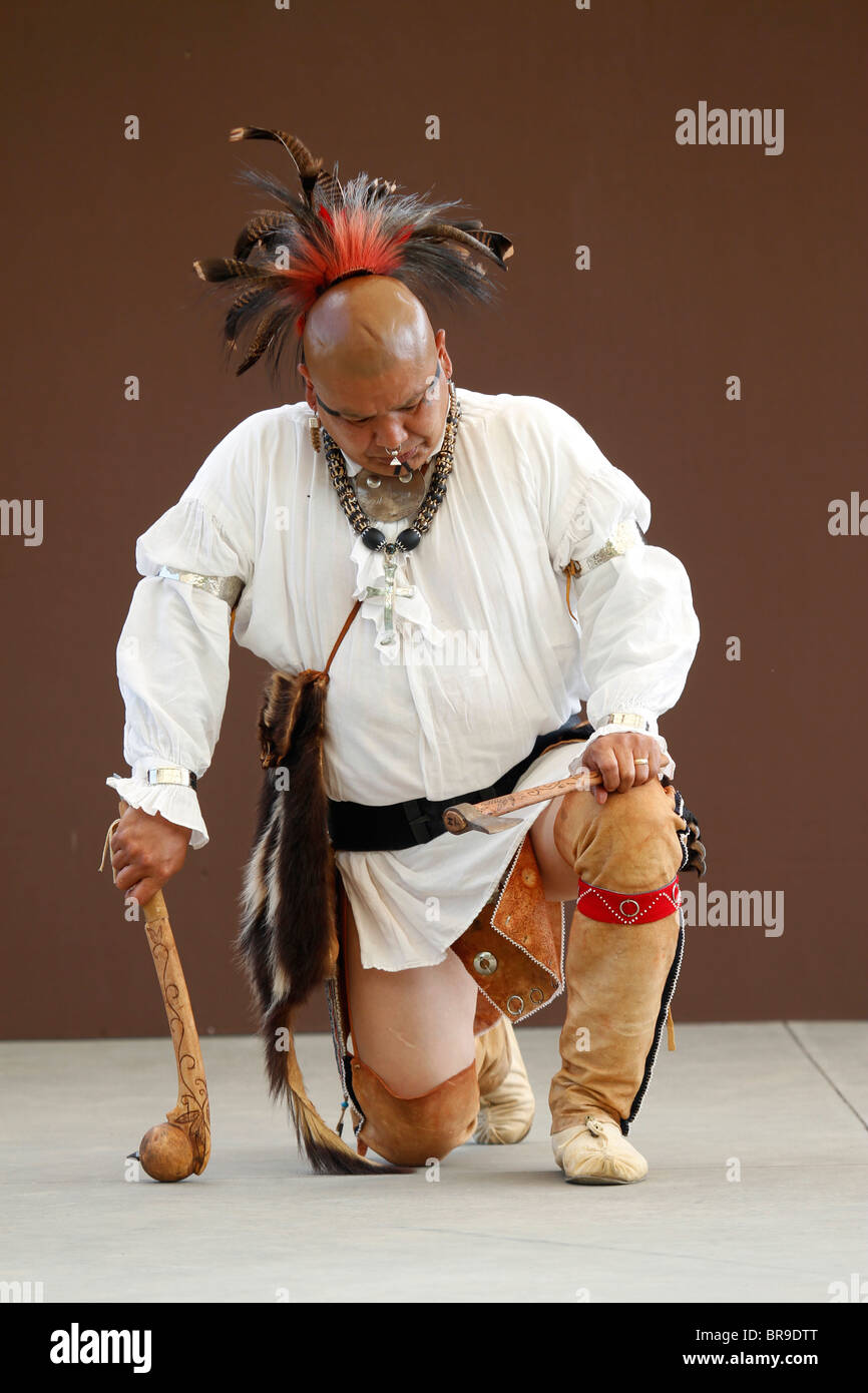 Cherokee, North Carolina - Cherokee man, member of the Warriors of ...