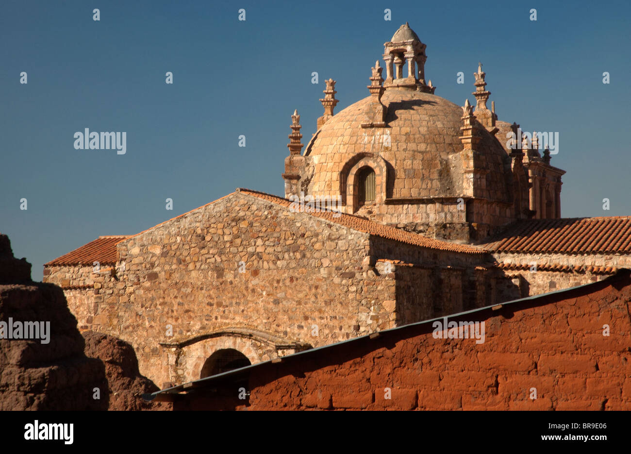 The church Santiago de Pupuja, in the small village of Pucara, Peru ...