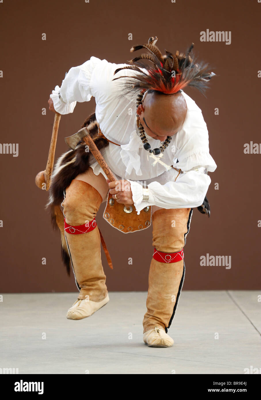 Cherokee, North Carolina - Cherokee man, member of the Warriors of ...