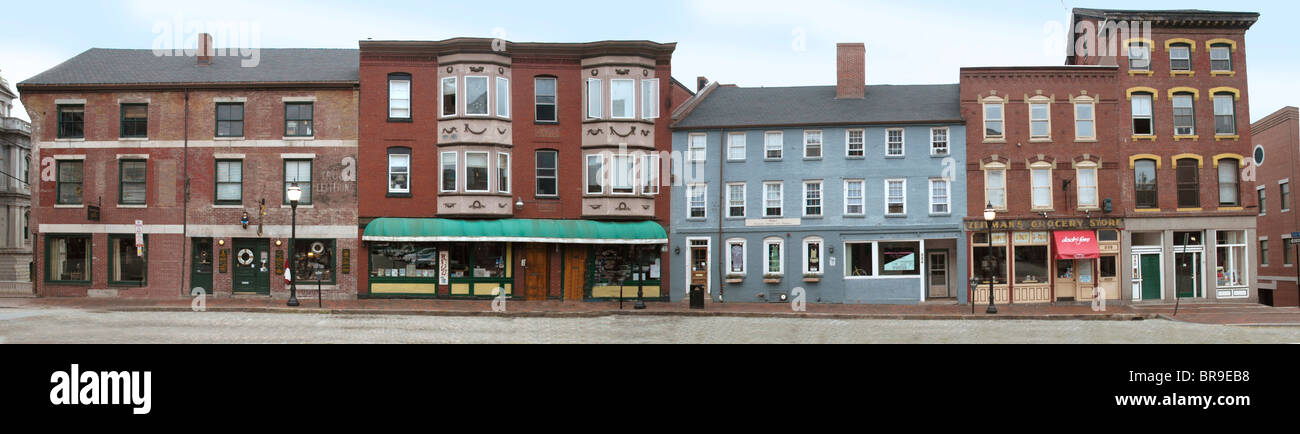 A view of Fore Street in Portland Maine Stock Photo - Alamy