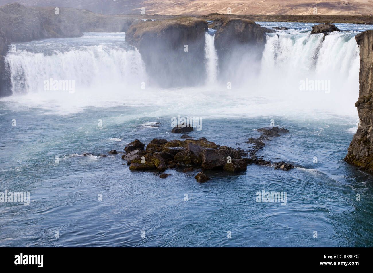 Godafoss waterfalls, Iceland Stock Photo - Alamy