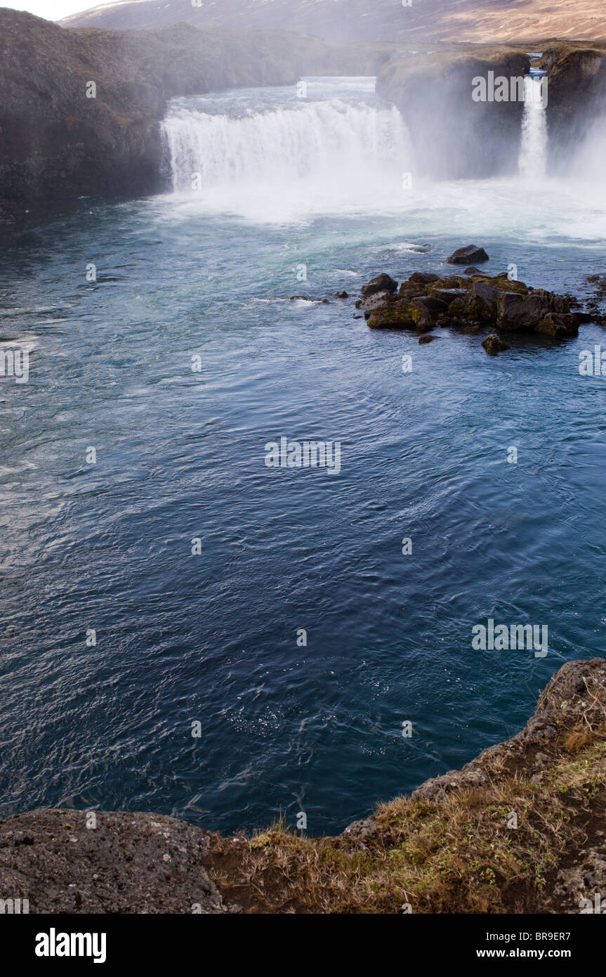 Godafoss waterfalls, Iceland Stock Photo - Alamy