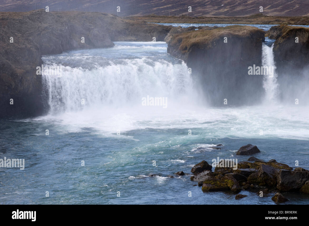 Godafoss waterfalls, Iceland Stock Photo - Alamy