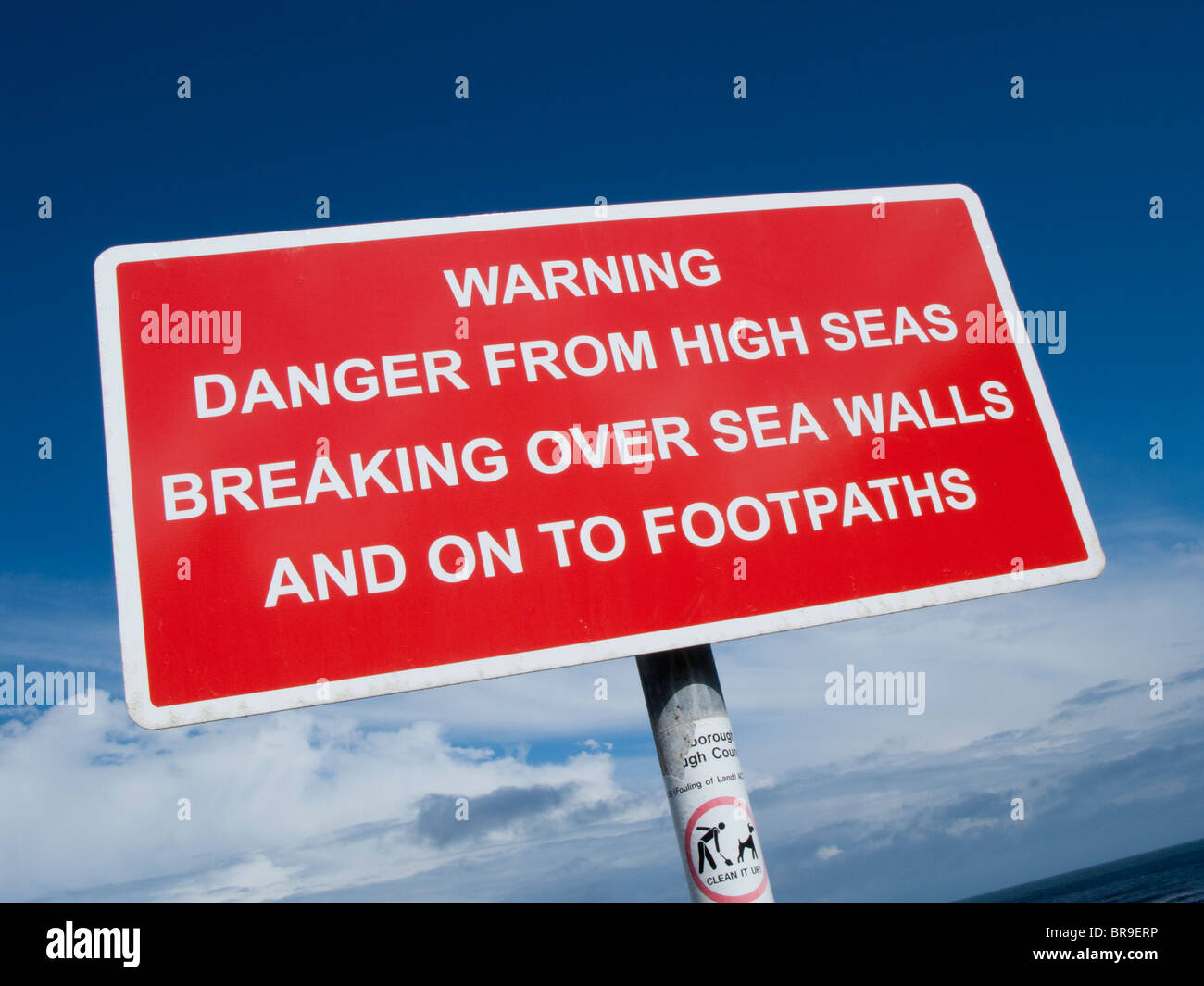 Coastal warning sign hi-res stock photography and images - Alamy