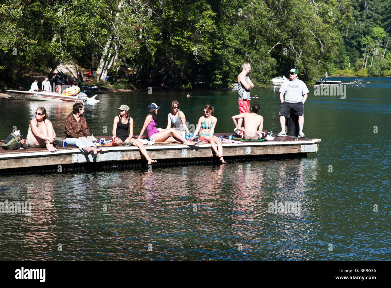 Teenagers in swimsuits hi-res stock photography and images - Alamy