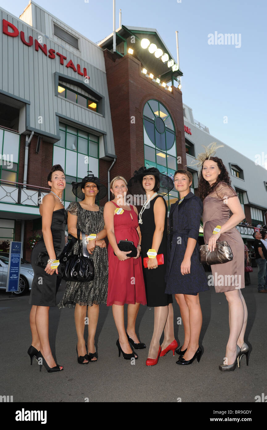Ladies Night at Wolverhampton Racecourse Stock Photo - Alamy