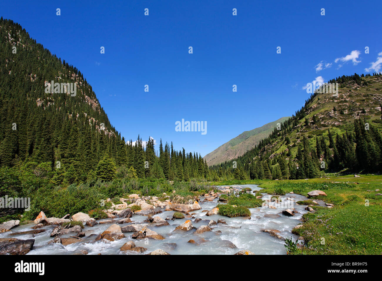 The Jeti Oghuz river, Jeti Oghuz Valley, Kyrgyzstan Stock Photo - Alamy