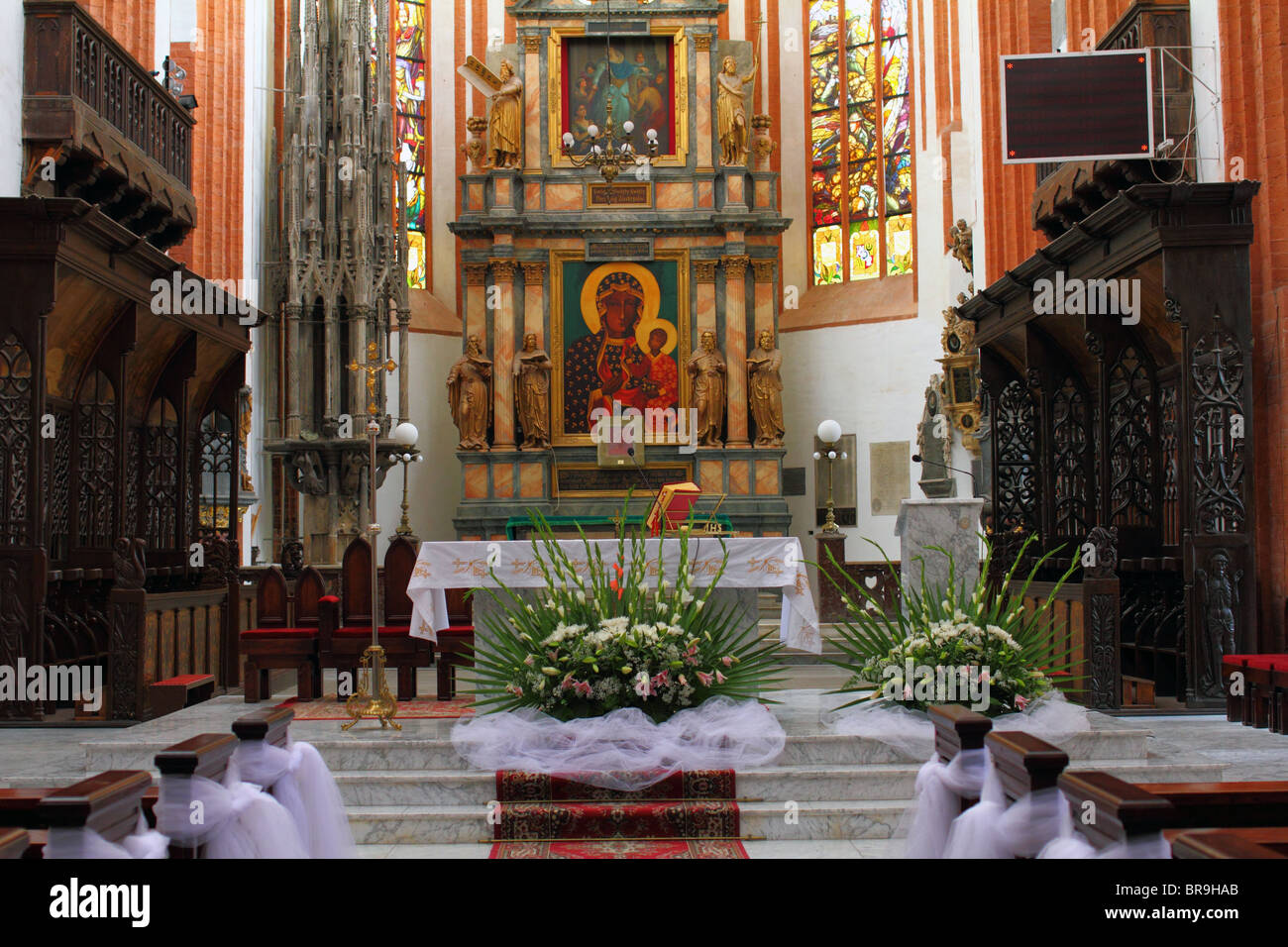 Holy Virgin Mary Gothic Church Wroclaw Ostrow Tumski Stock Photo - Alamy