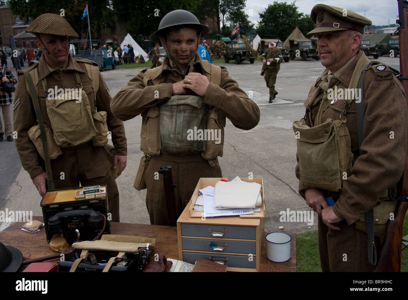 salute to the 1940's featuring reenactments of civilian life in the ...