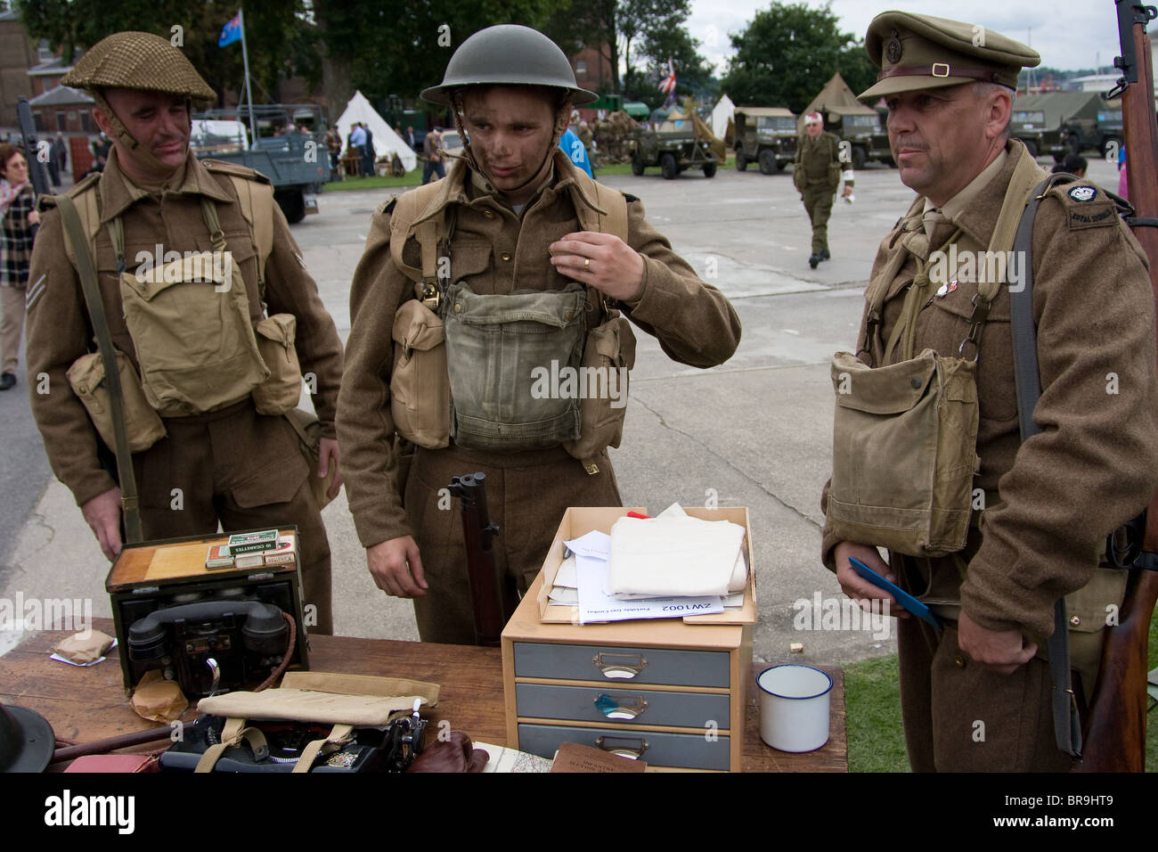 salute to the 1940's featuring reenactments of civilian life in the ...