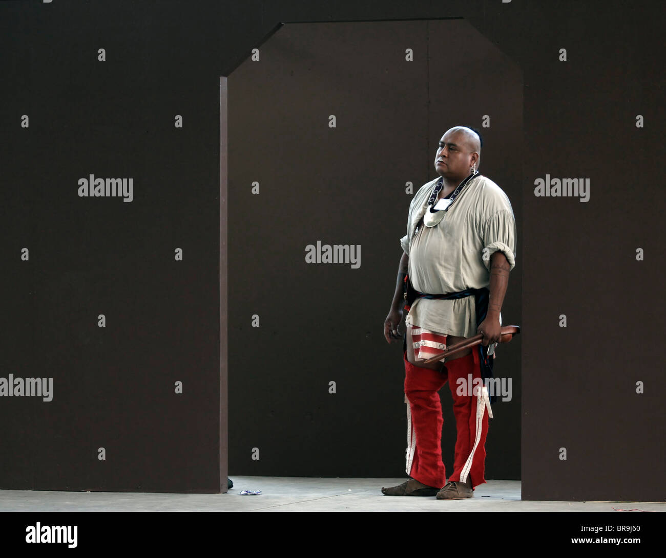 Cherokee, North Carolina - Cherokee man, member of the Warriors of ...