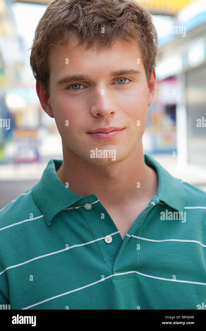 Portrait of a teenage boy Stock Photo - Alamy