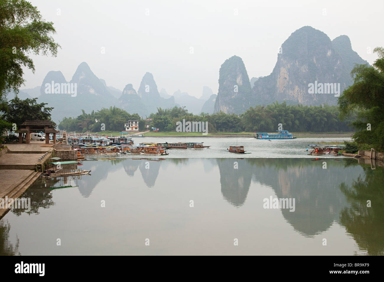 China, guangxi province, xingping and karst landscape Stock Photo - Alamy