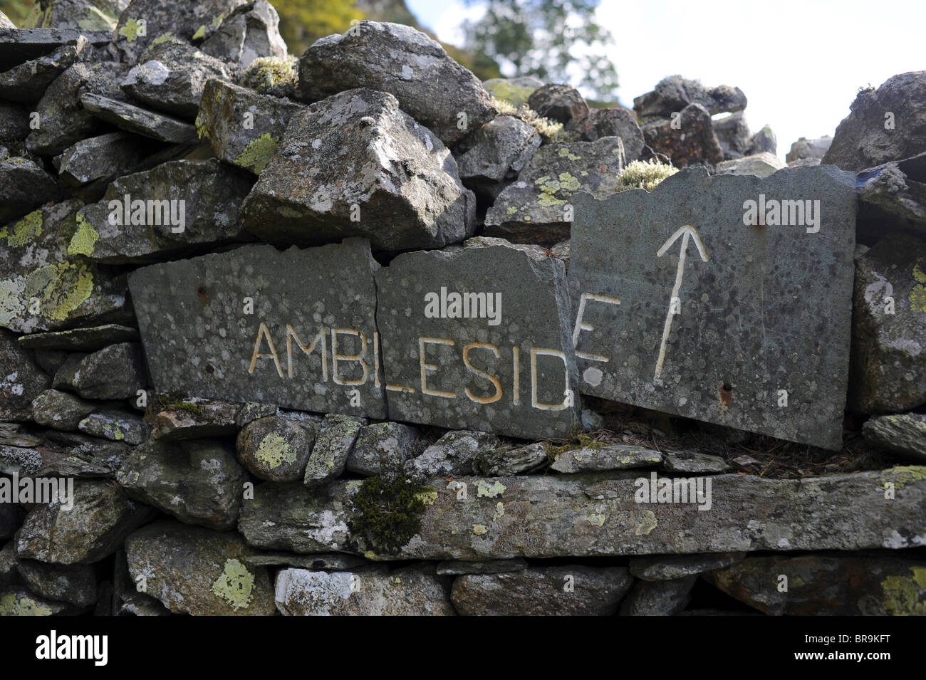 Fell sign lake district hi-res stock photography and images - Alamy