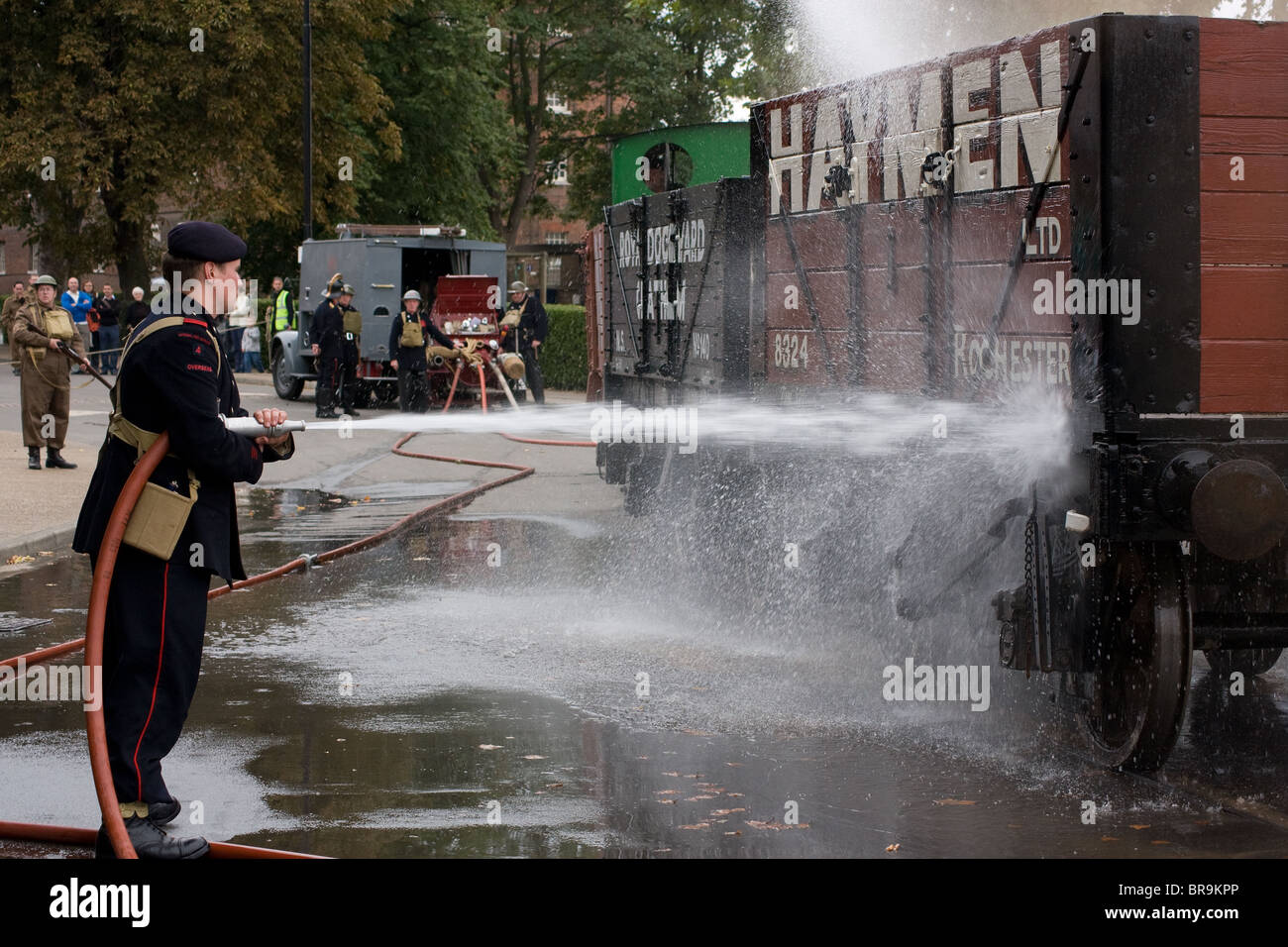 1940s fireman hi-res stock photography and images - Alamy