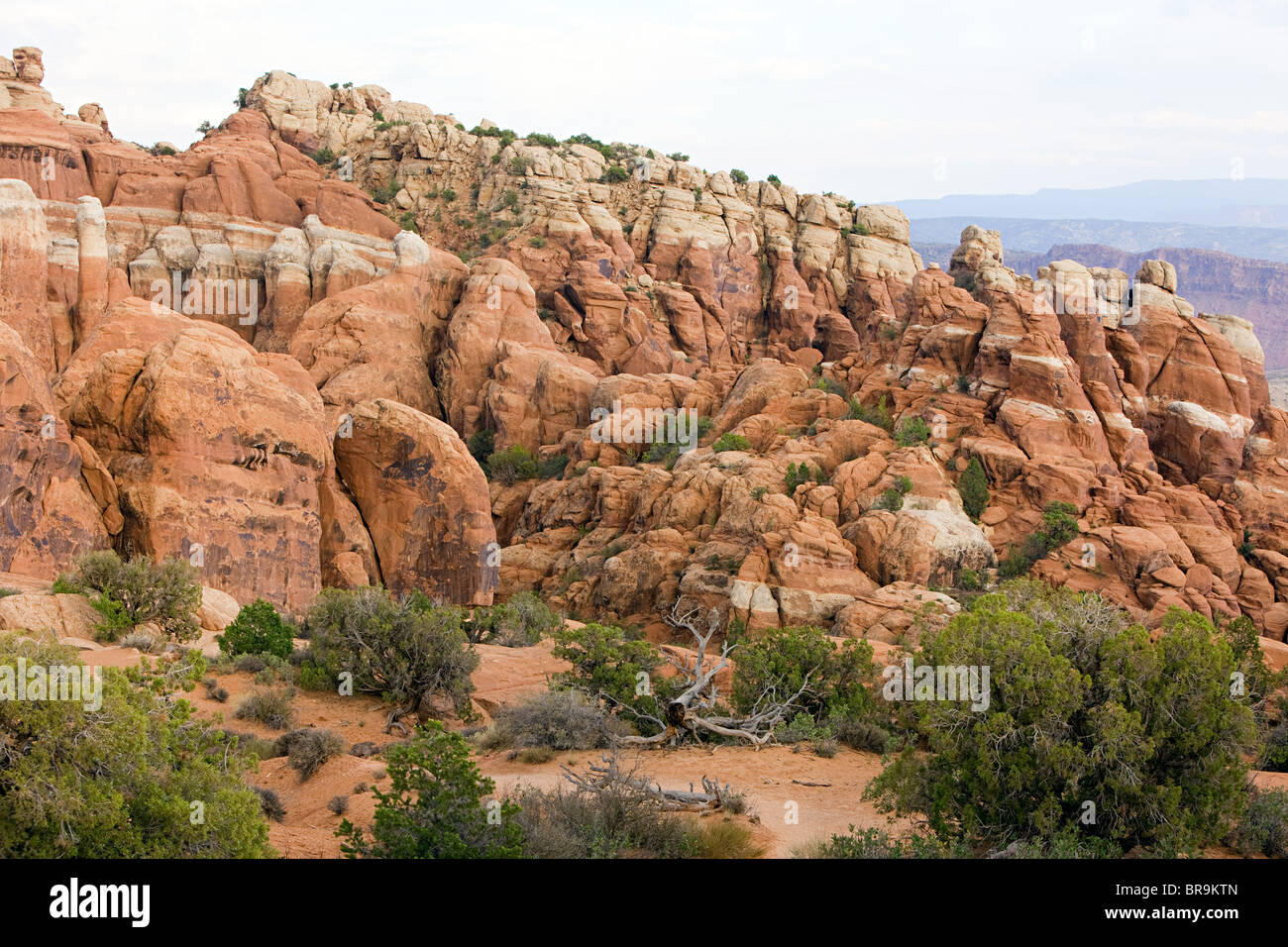 Fiery Furnace viewpoint, Arches National park, Utah, USA Stock Photo ... Fiery Furnace viewpoint, Arches National park, Utah, USA Stock Photo ...