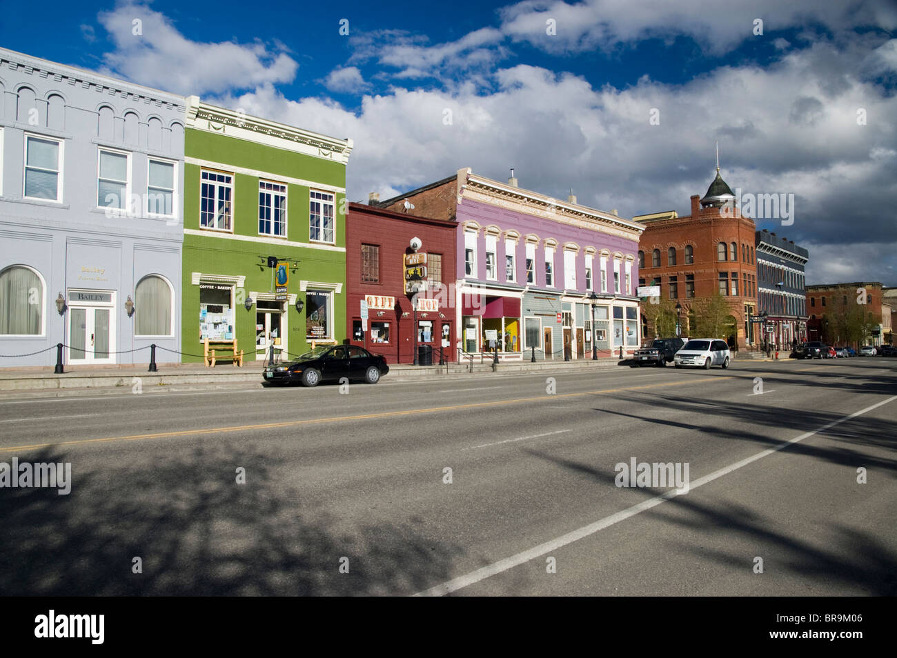 Colorful buildings in downtown Leadville, Colorado, USA Stock Photo - Alamy