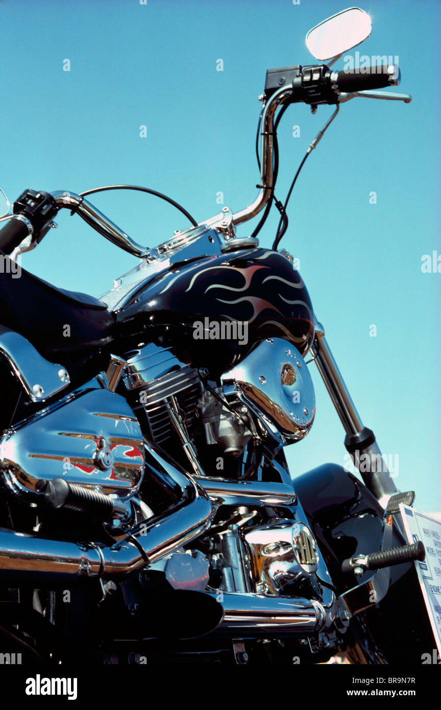 Harley Davidson Motorcycle, Vintage Model Stock Photo - Alamy