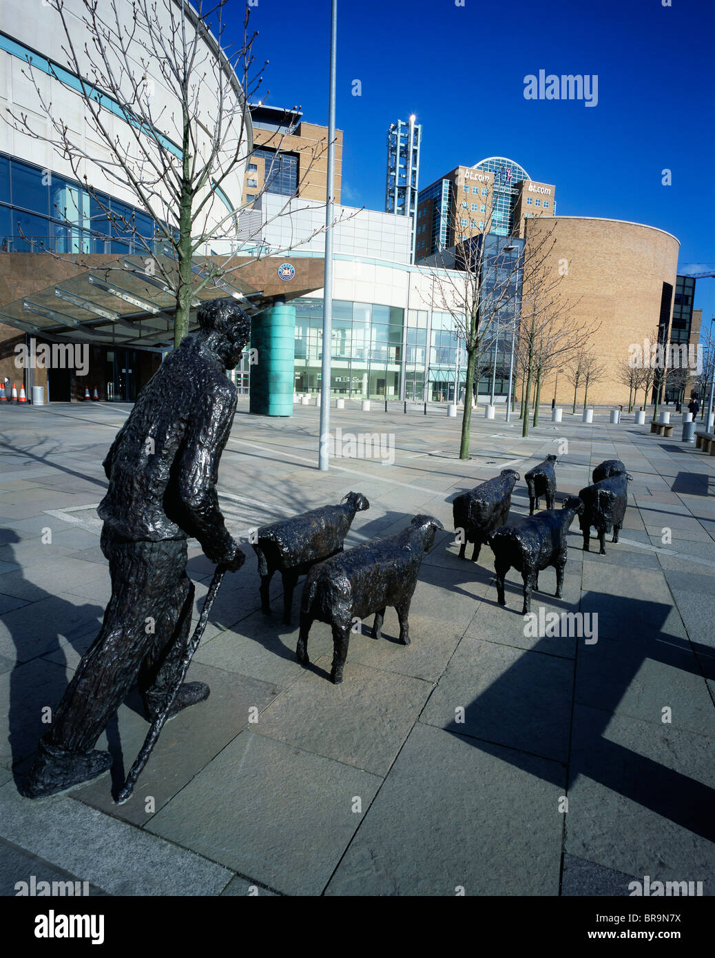 Waterfront Hall, Belfast, Ireland, ‘Sheep On The Road'sculpture By ...