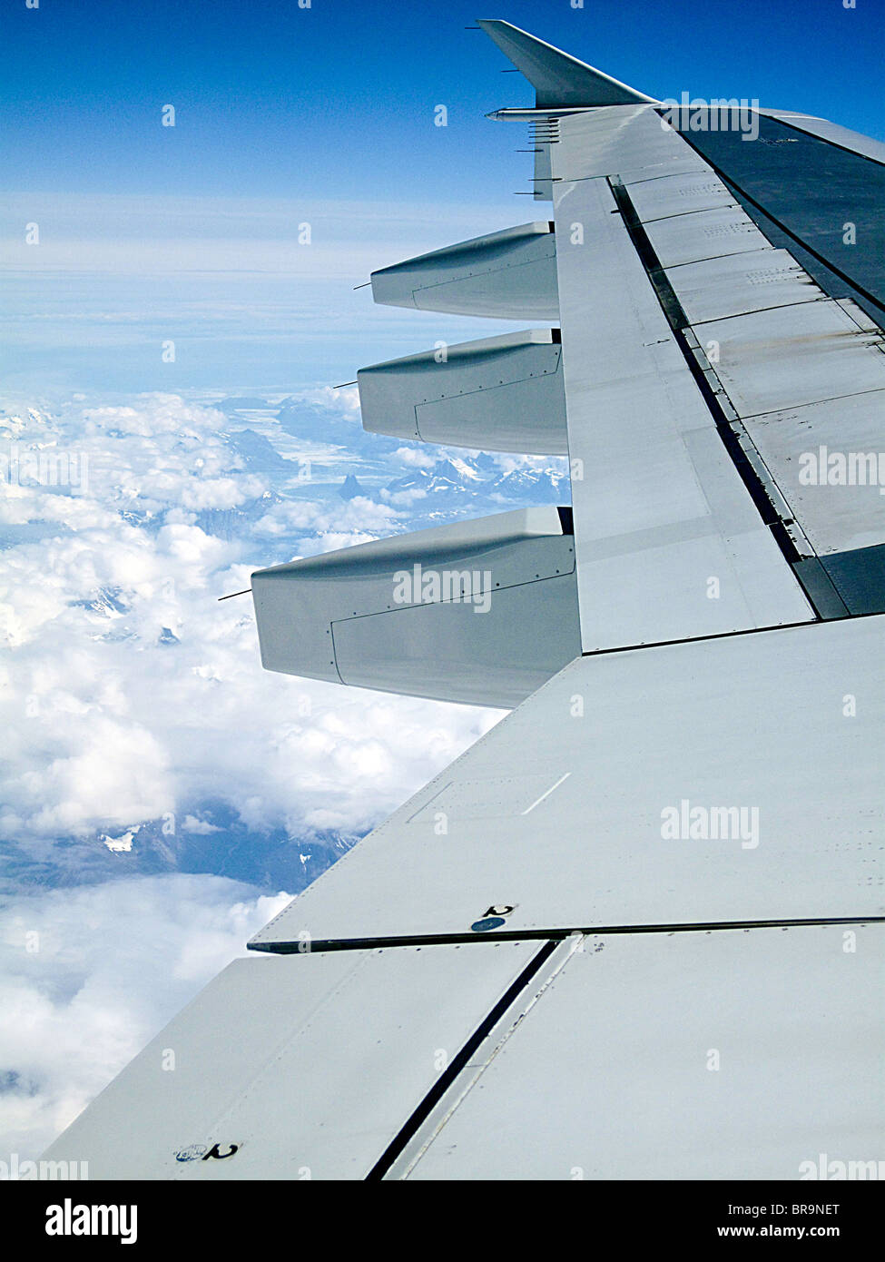 WING OF A A320 Airbus jetliner with a 112 foot wing span see here over ...