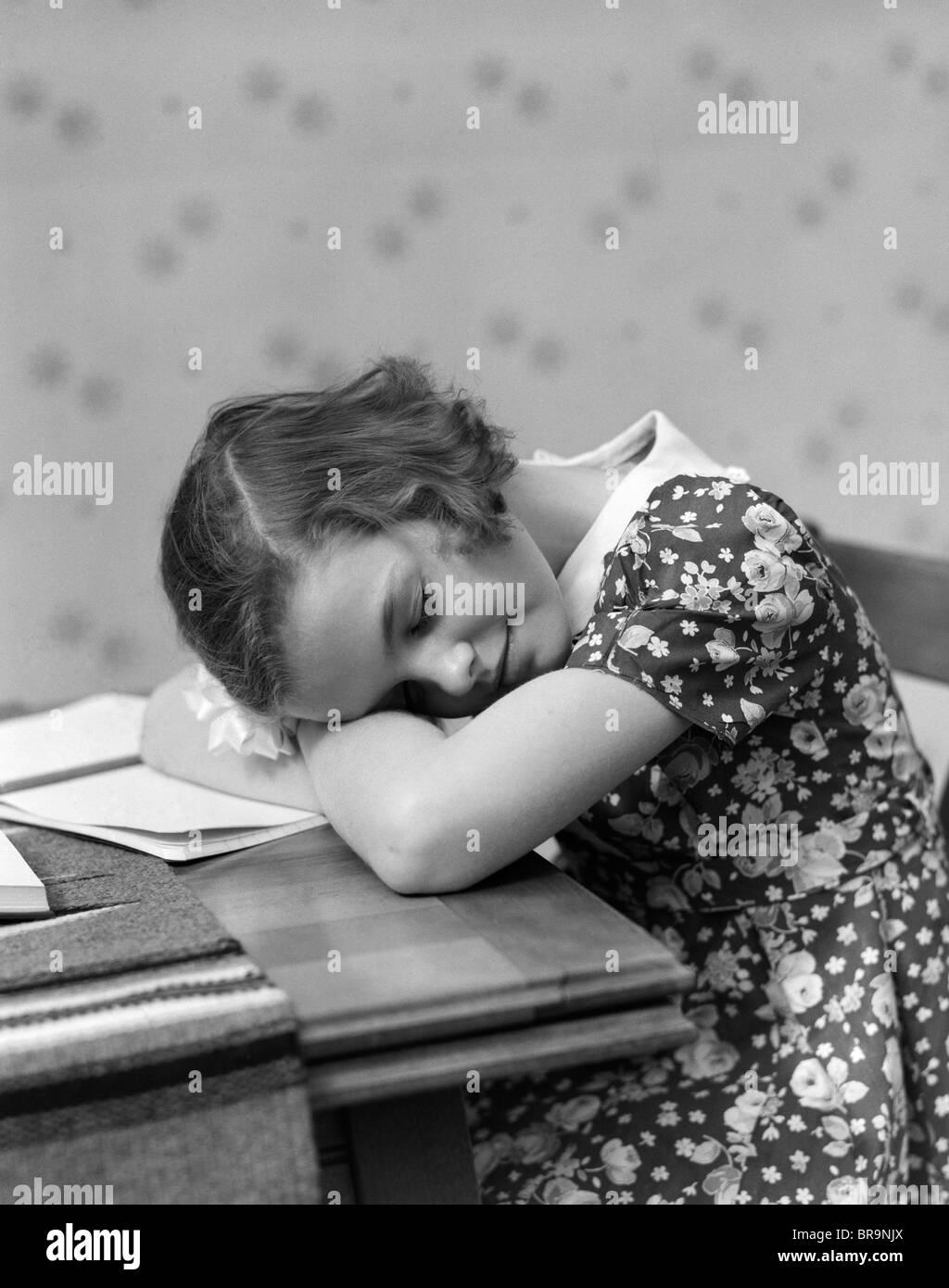 Resting his head Black and White Stock Photos & Images - Alamy