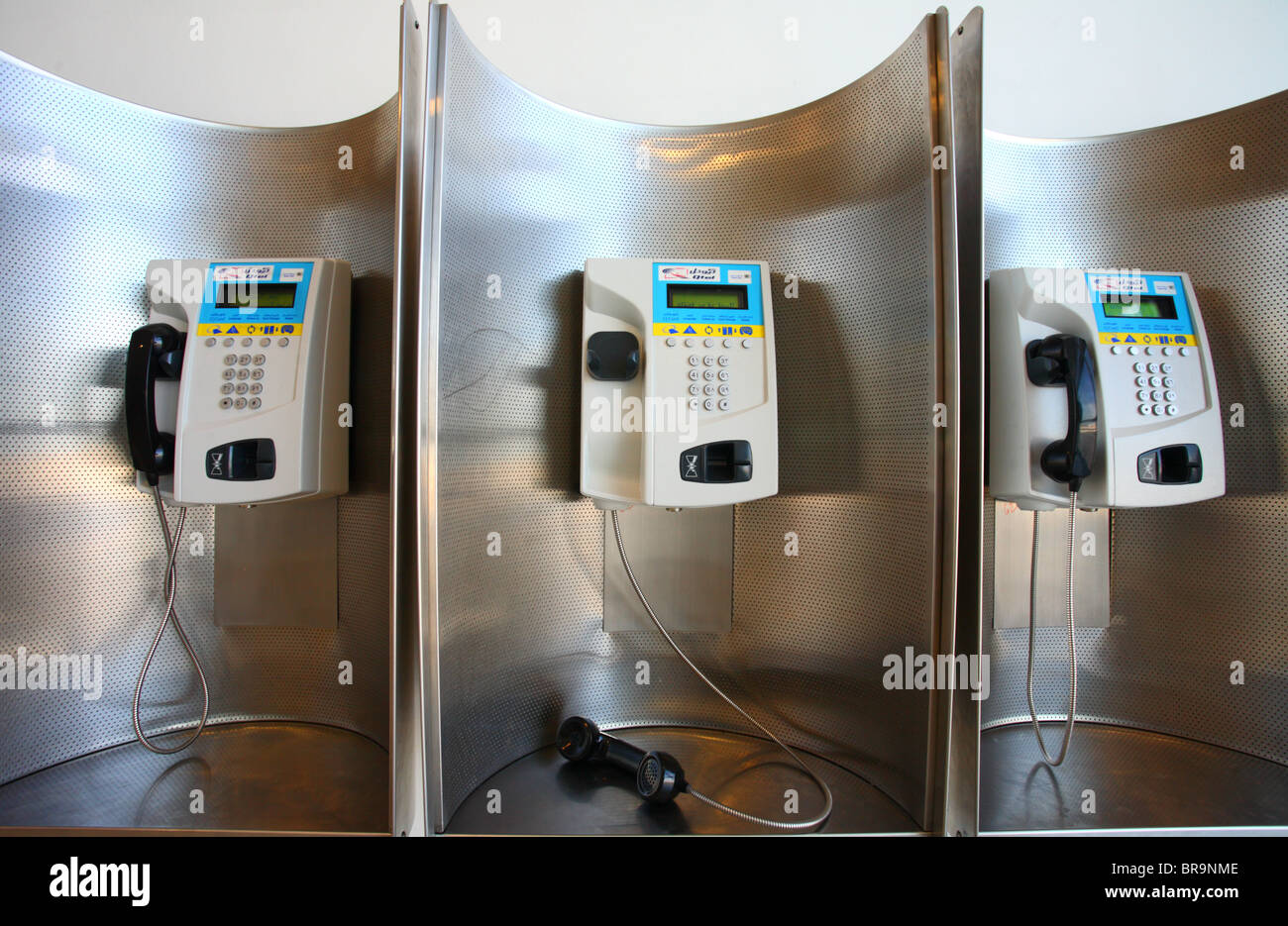 Train station telephone booth hi-res stock photography and images - Alamy