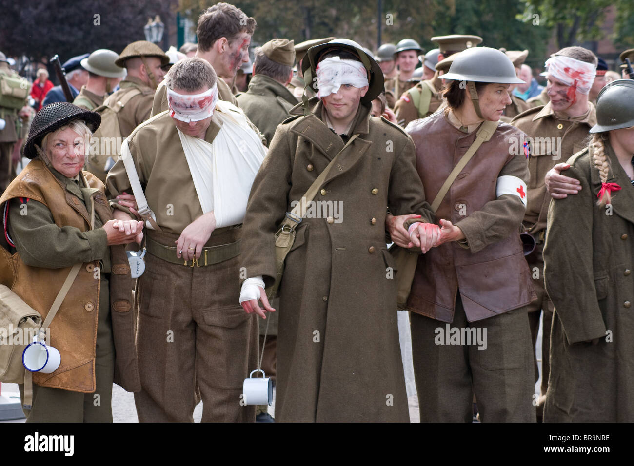 salute to the 1940's featuring reenactments of civilian life in the ...