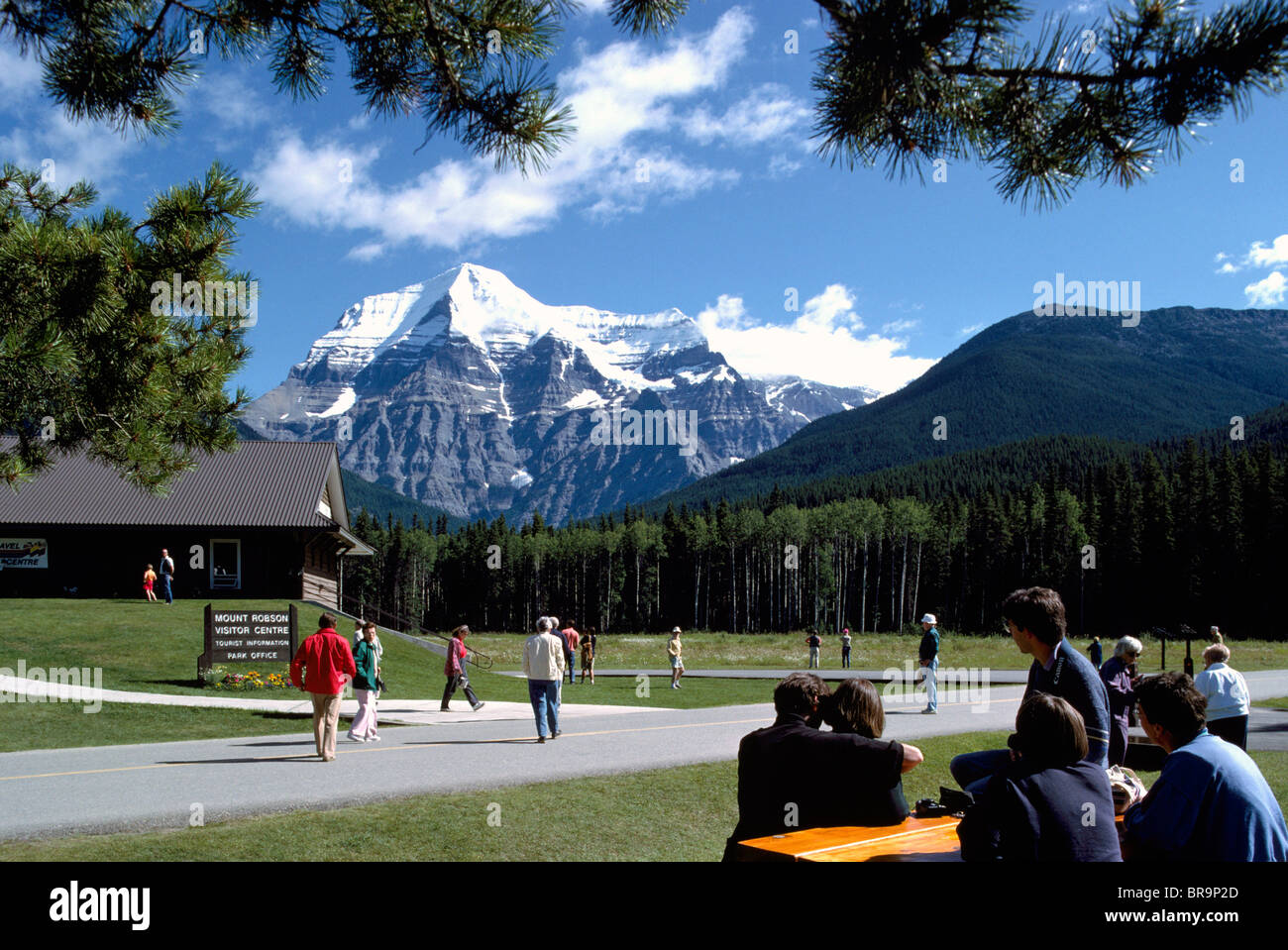 Mount Robson Provincial Park, British Columbia, Canada - Tourists ...