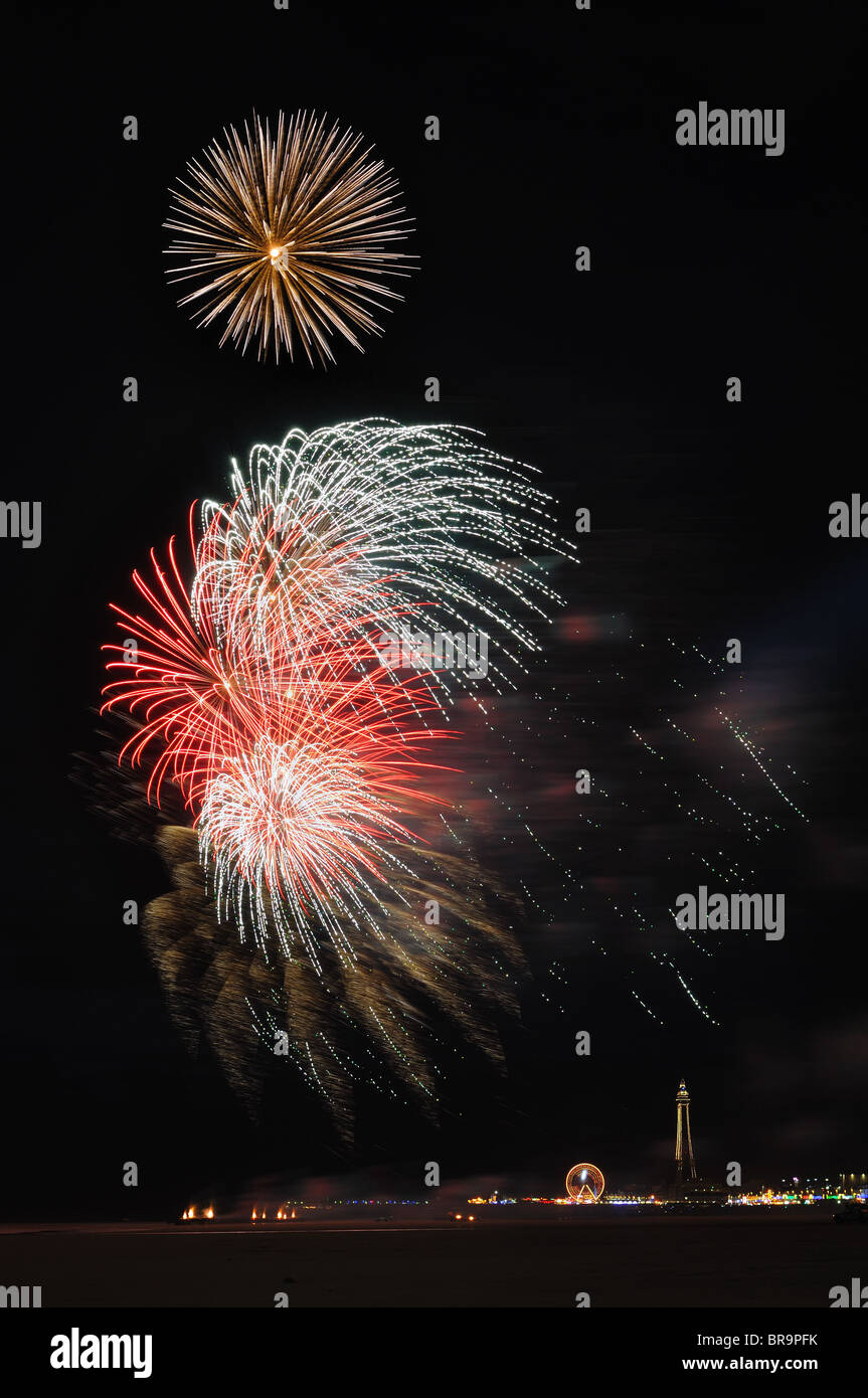 The French entry in the 2010 World fireworks competition Blackpool ...